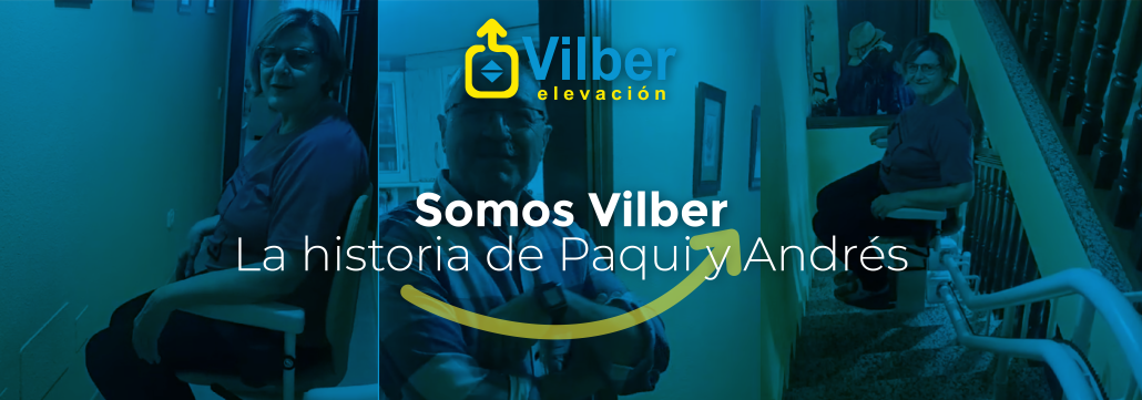 La silla salvaescaleras de Paqui | Vilber